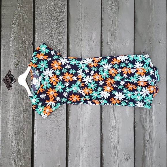 LuLaRoe | Dresses | Lularoe Floral Mae Dress Sz 2 Girls | Poshmark